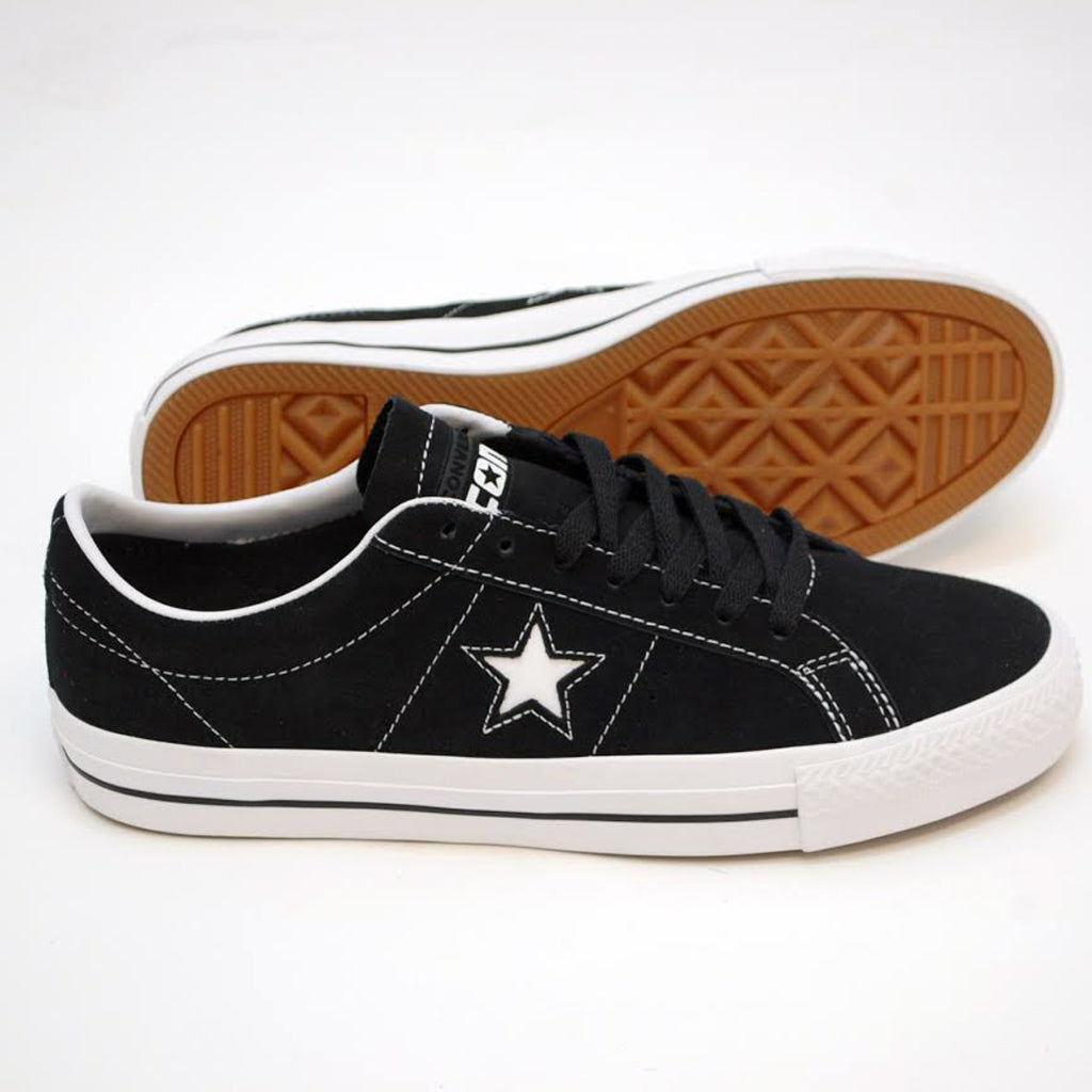 Converse Cons One Star Pro OX Shoe Black/White – 5050store